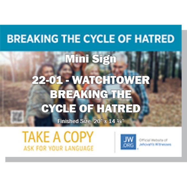 HPWP-22.1 - 2022 Edition 1 - Watchtower - "Breaking The Cycle Of Hatred ...